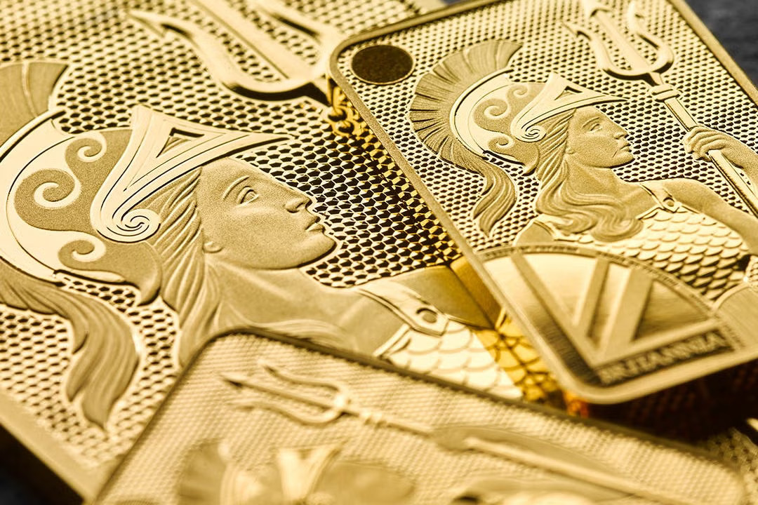 Royal Mint Britannia Gold Bars: Available in 10g, 20g, 1oz, 50g, and ...
